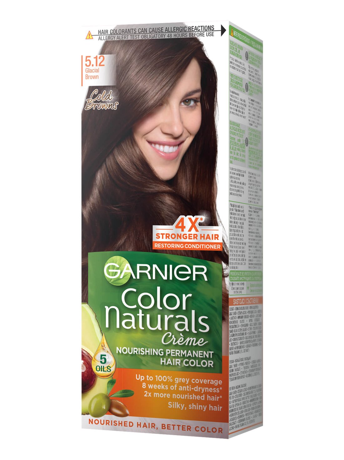 Color Naturals 5.12 Bogata Čokolada Barva za Lase - Garnier