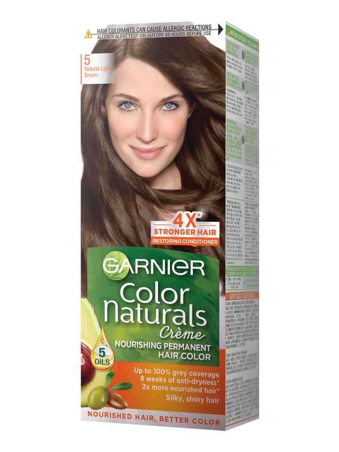 Color Naturals 5 Naravno Svetlo Rjava Barva za Lase - Garnier